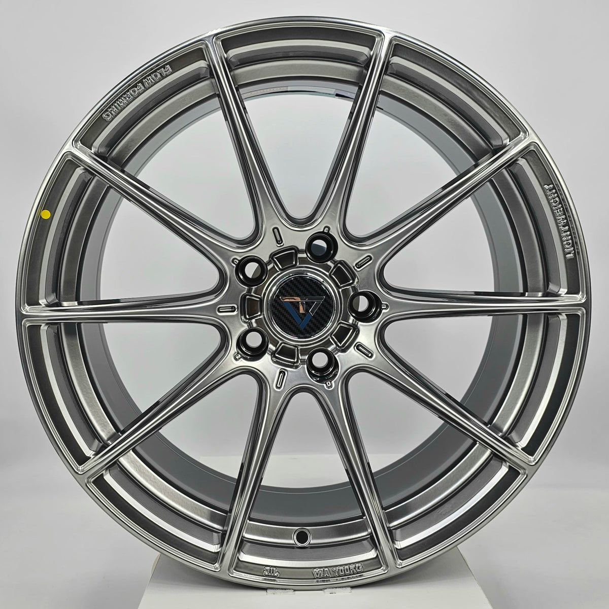 VLF Wheels - VLF02 FlowForm Hyper Black 17x7.5 – VID Wheels