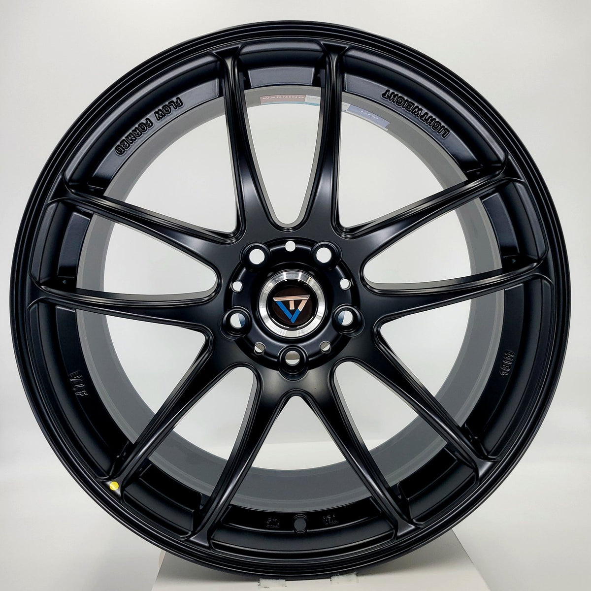 VLF Wheels - VLF11 FlowForm Satin Black 18x8 – VID Wheels