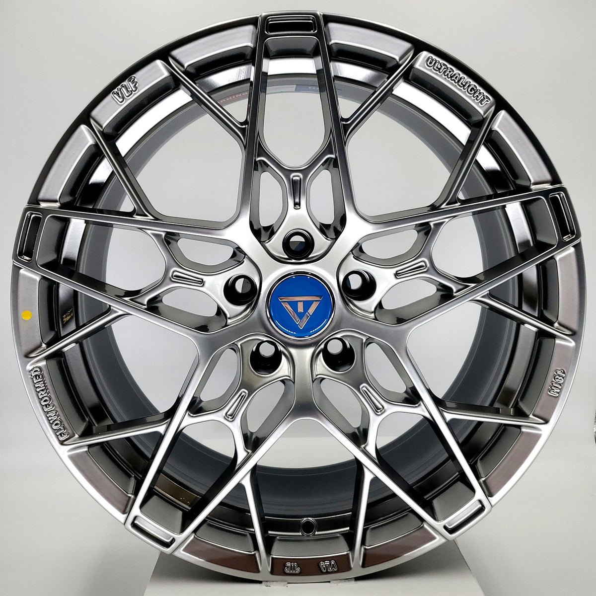 VLF Wheels - VLF23 FlowForm Hyper Black 18x8 – VID Wheels