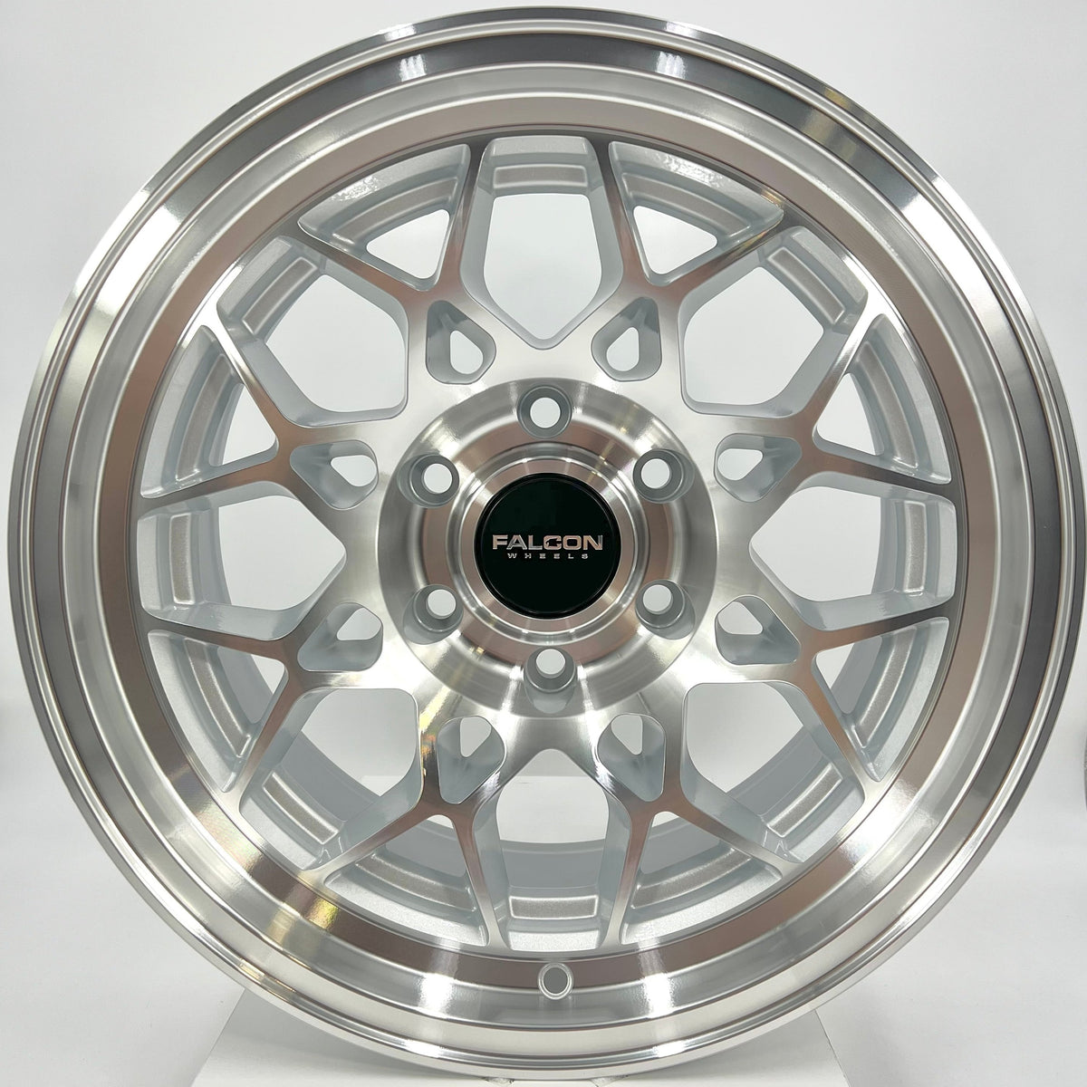 Falcon Wheels - TX3 Silver Machined Face 17x9 – VID Wheels