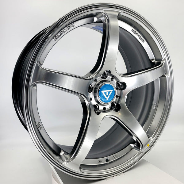 VLF Wheels - VLF21 FlowForm Hyper Black 18x8 – VID Wheels