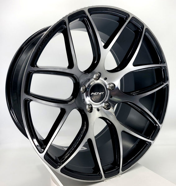 Inovit Wheels - Thrust Black Machined Dark Tint Face 20x10 – VID Wheels