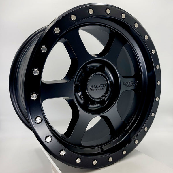 Falcon Wheels - T1 Matte Black 18x9 – VID Wheels