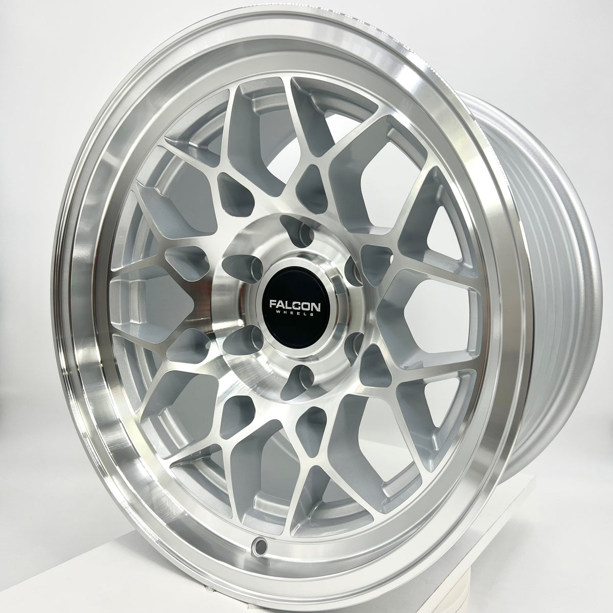 Falcon Wheels - TX3 Silver Machined Face 17x9 – VID Wheels