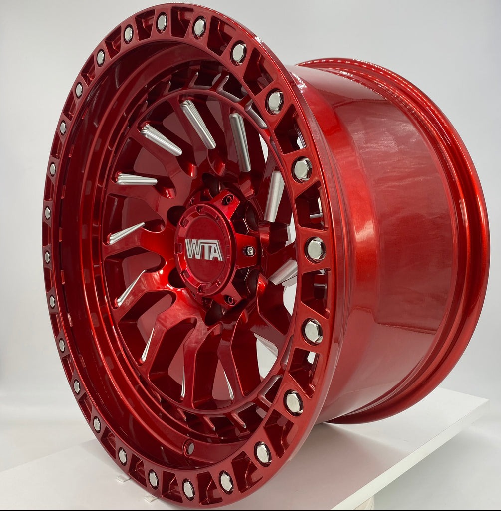 ATW Wheels - CULEBRA Candy Red Milled 20x10 – VID Wheels