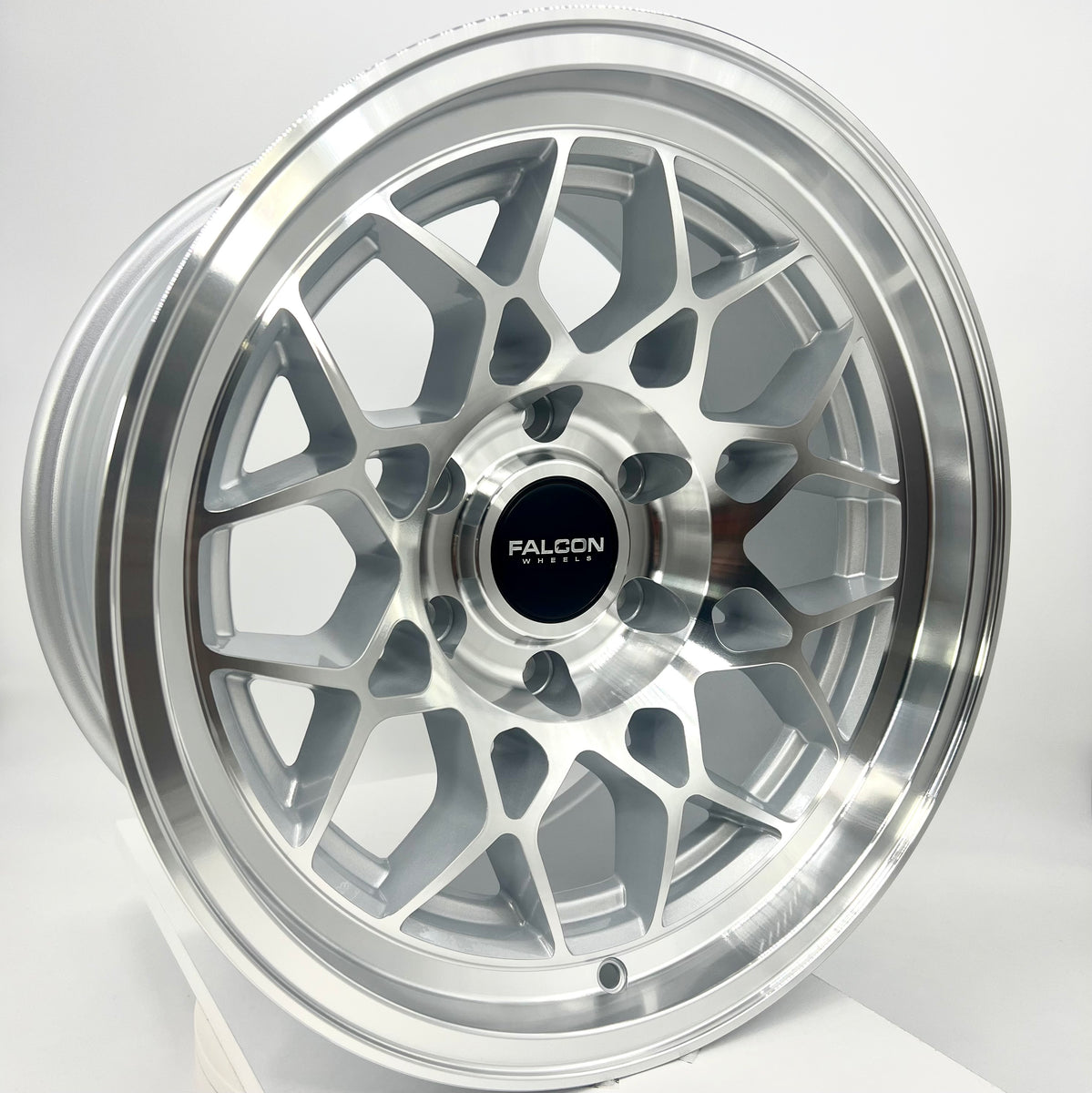 Falcon Wheels - TX3 Silver Machined Face 17x9 – VID Wheels