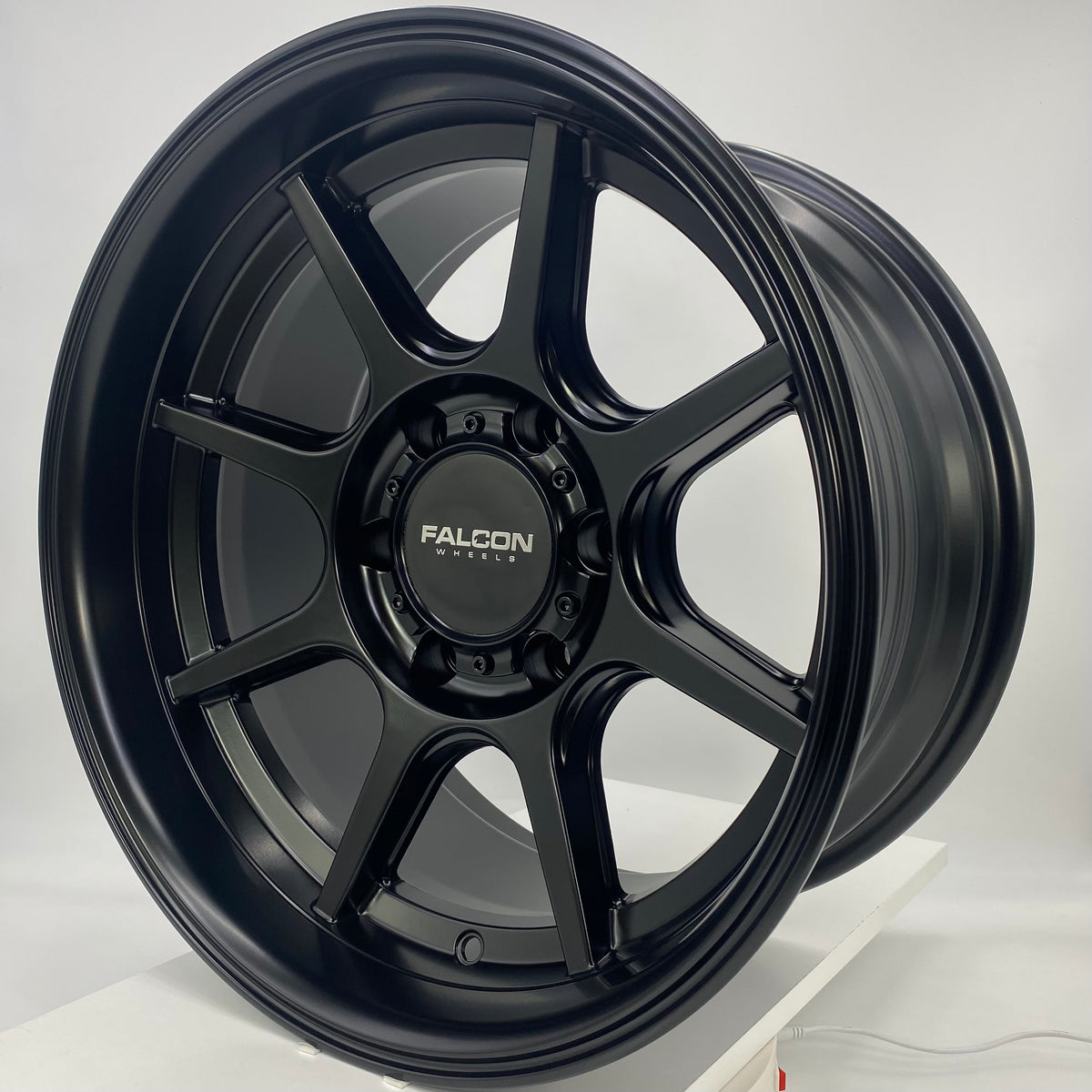 Falcon Wheels - T8 Matte Black 17x9 – VID Wheels