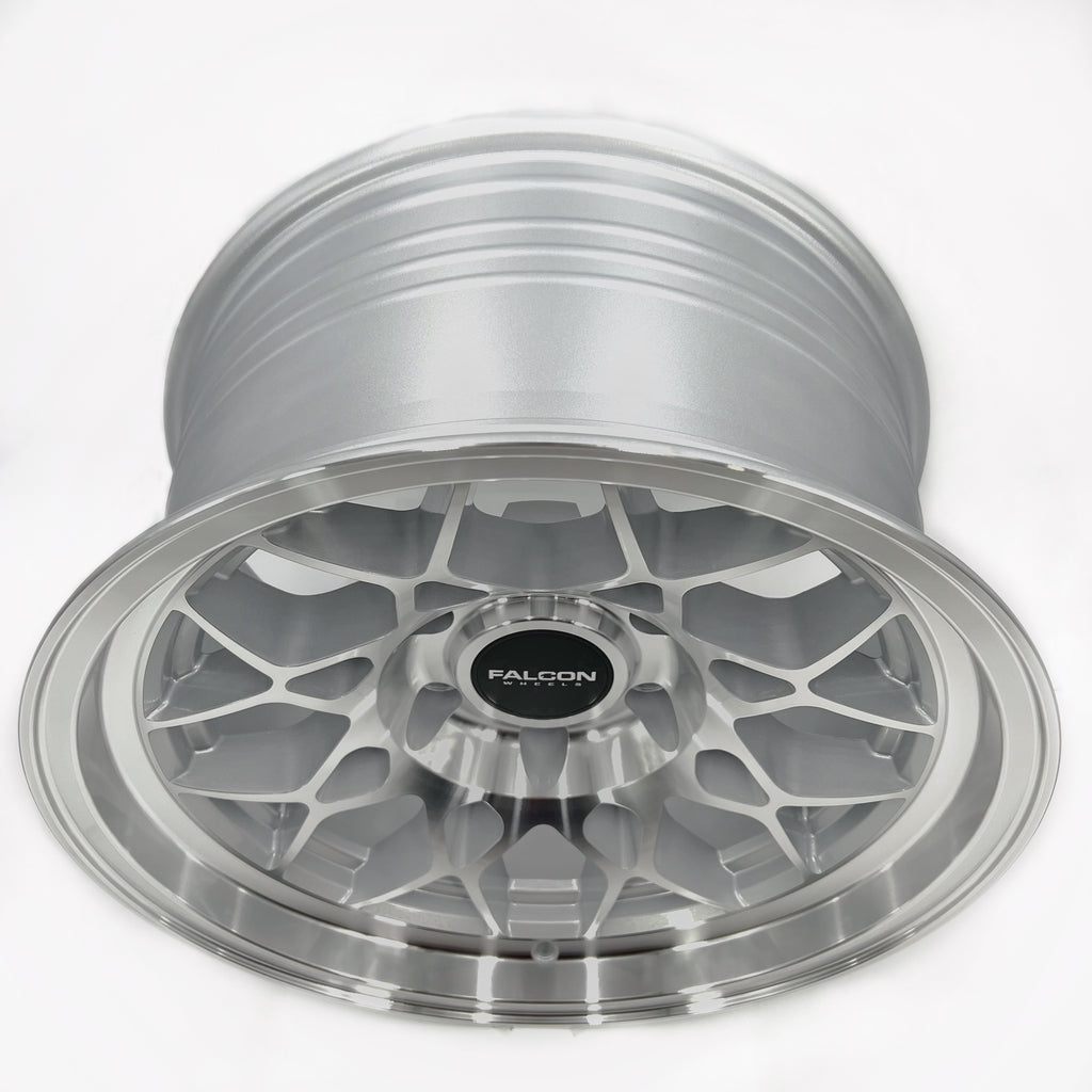Falcon Wheels - TX3 Silver Machined Face 17x9 – VID Wheels