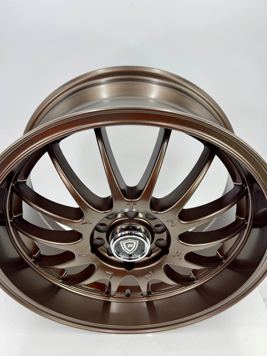 White Diamond Luxury Wheels - Satin Bronze 17x7.5 – VID Wheels