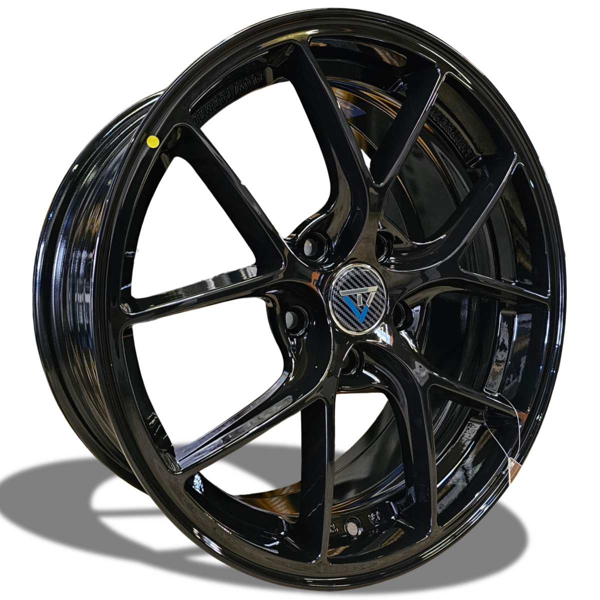 VLF Wheels - VLF10 FlowForm Gloss Black 17x7.5 – VID Wheels