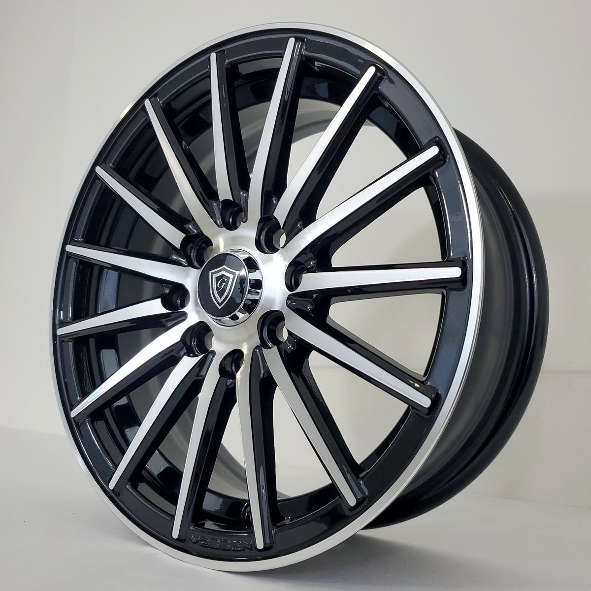 G Line Luxury Wheels - G0118 Gloss Black Machined Face 14x5.5 – VID Wheels