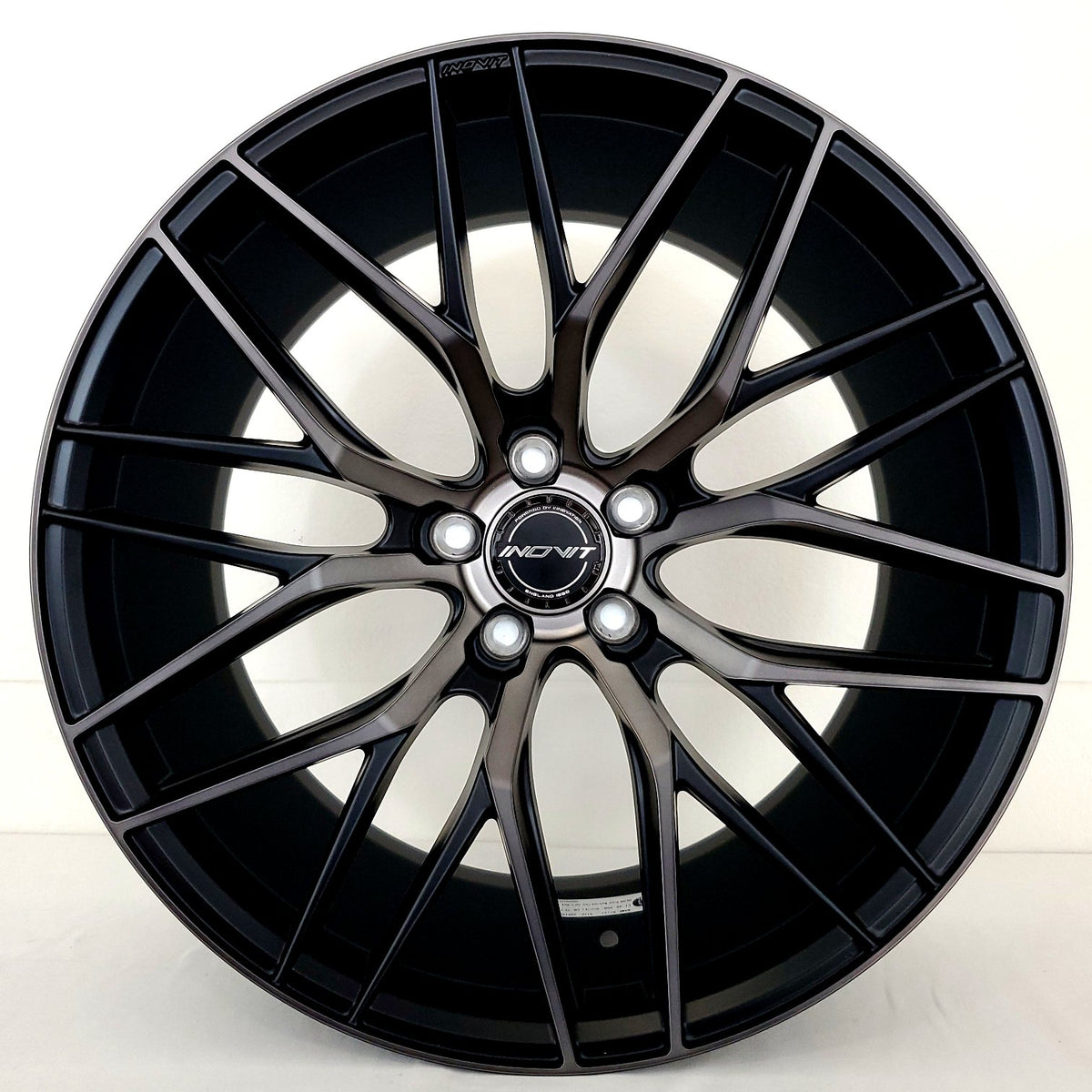Inovit - Blitz Black Machined Face Dark Tint 20x8.5 – VID Wheels