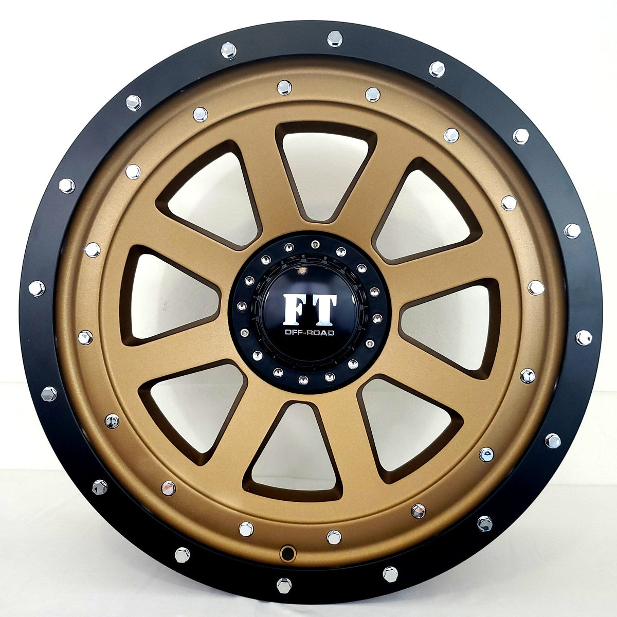 Full Throttle Offroad Wheels - FT8 Satin Bronze Face Satin Black Lip 2 ...