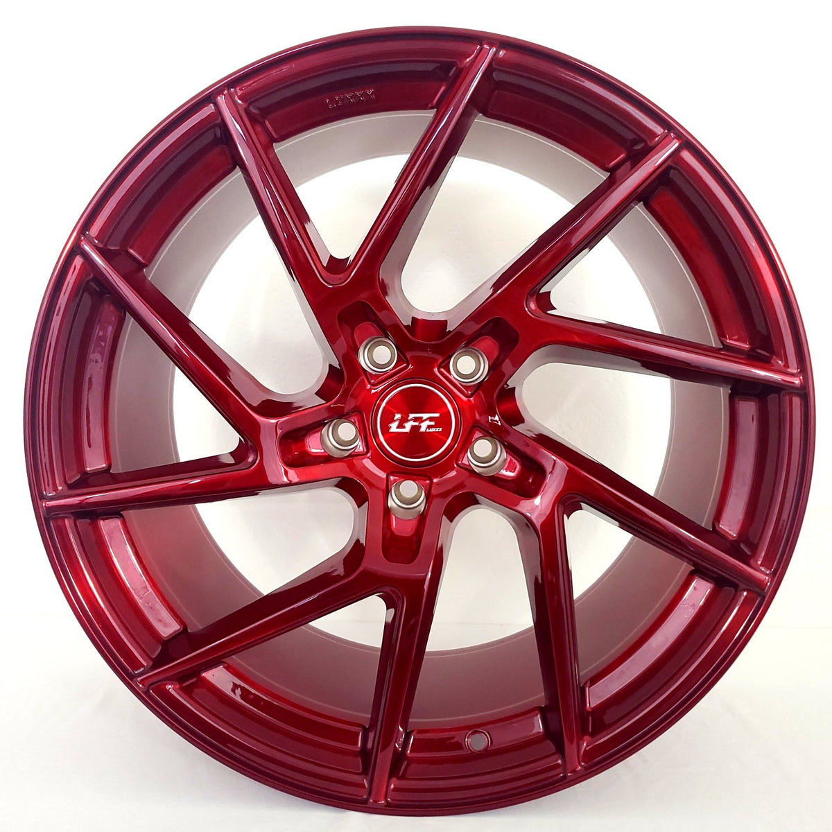 Luxxx Wheels - LFF02 Brushed Roja Red 20x10.5 – VID Wheels