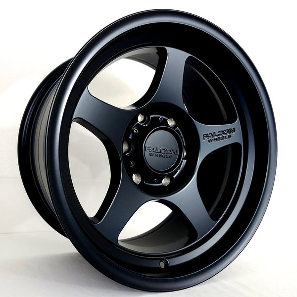 Falcon T2 - Matte Black 17x9 – VID Wheels