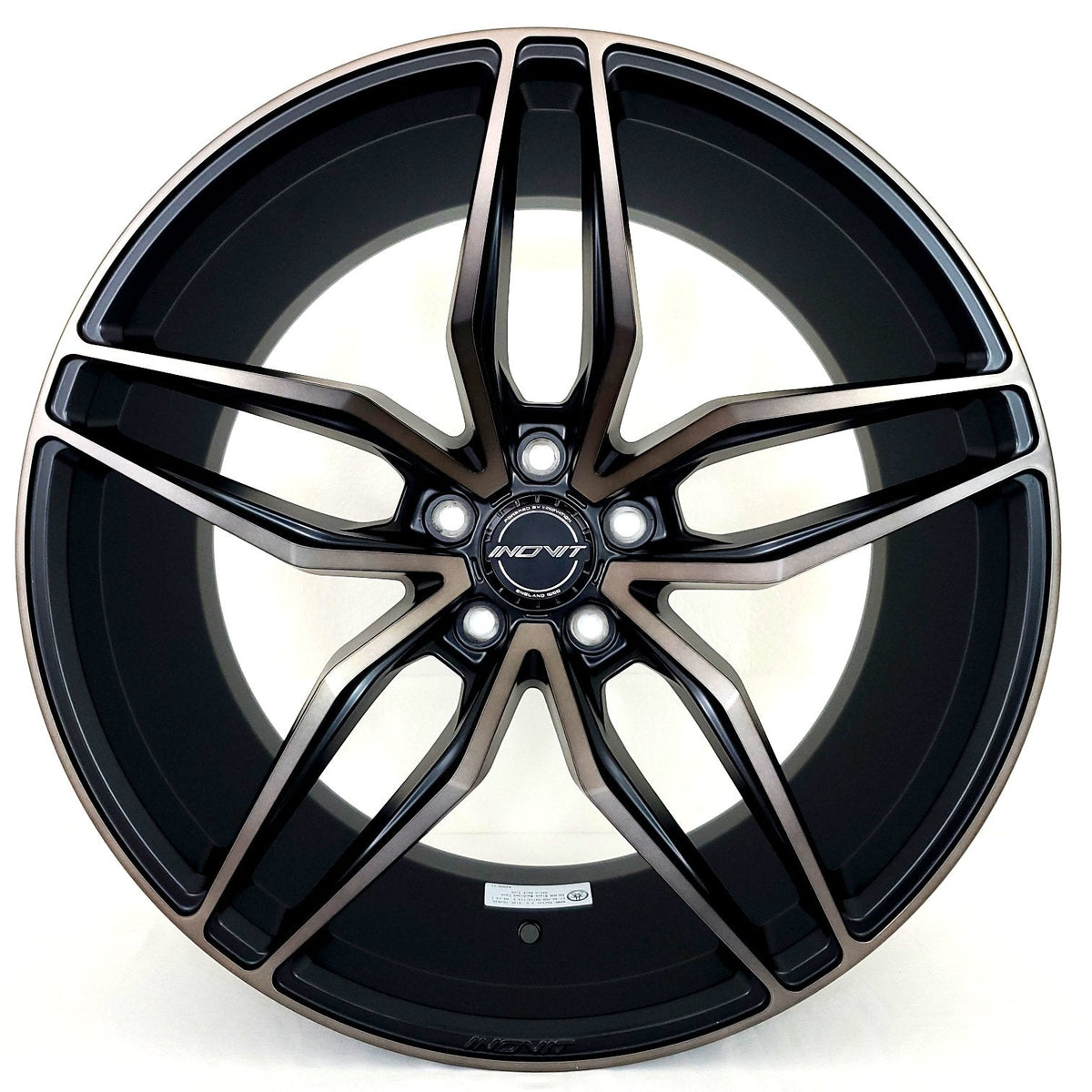 Inovit Wheels - Vector Black Machined Face Dark Tint 19x9.5 – VID Wheels