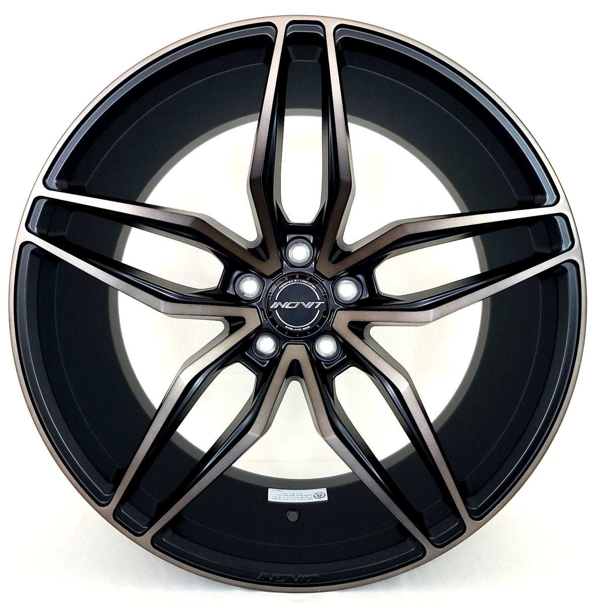 Inovit Wheels - Vector Black Machined Face Dark Tint 20x8.5 – VID Wheels
