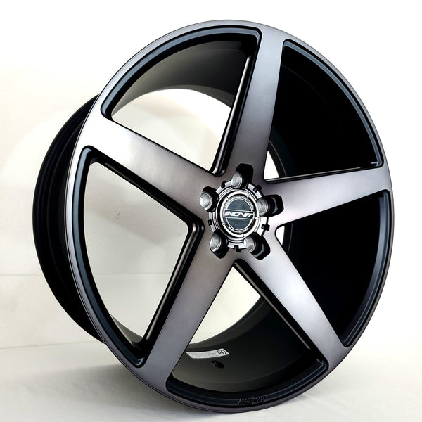 Inovit Wheels - Rotor Black Machined Face Dark Tint 20x8.5 – VID Wheels