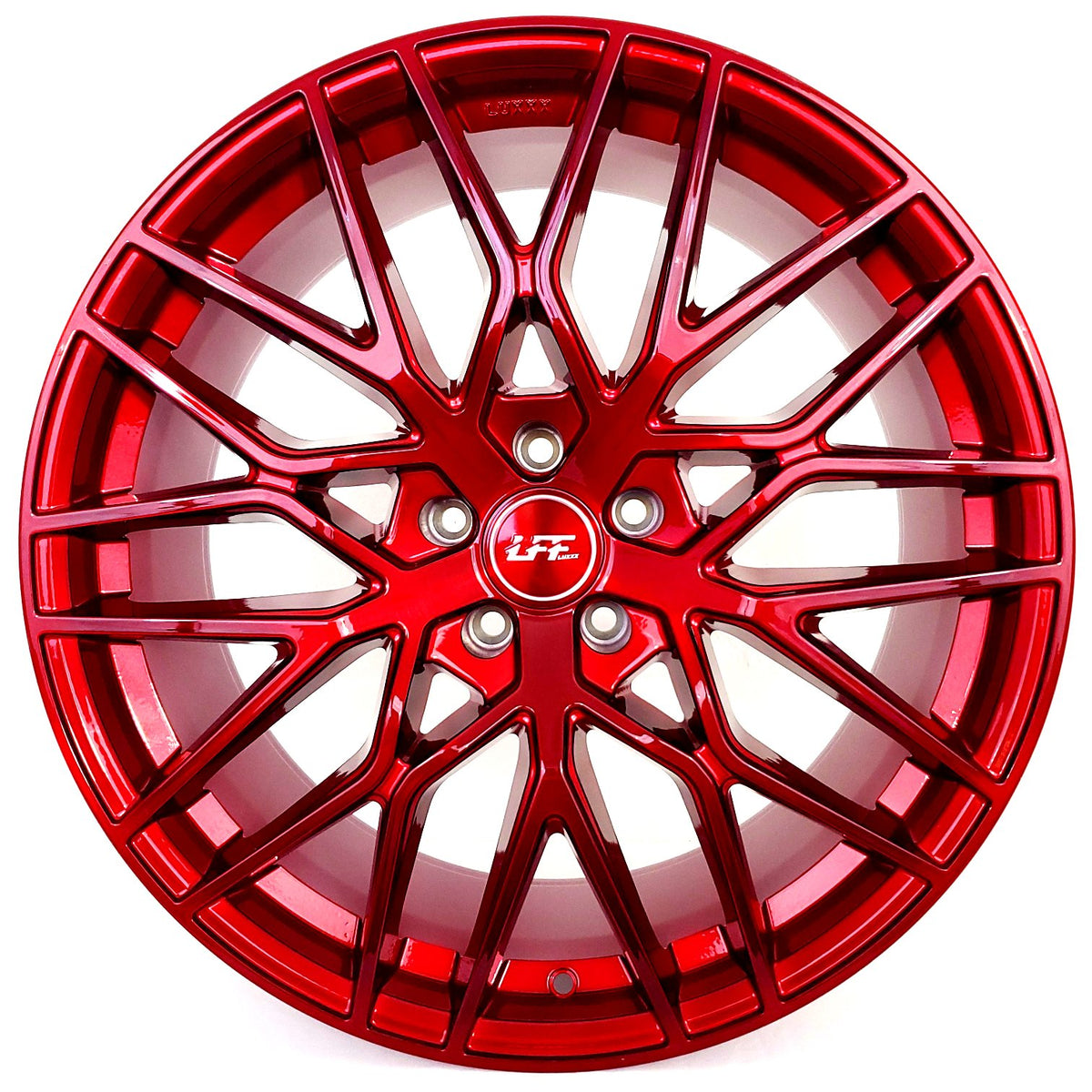 Luxxx Wheels - LFF01 Brushed Roja Red 20x9 – VID Wheels