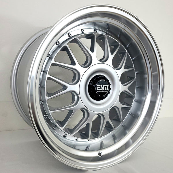 ESM Wheels - ESM004M Silver Machined Lip 18x11 – VID Wheels
