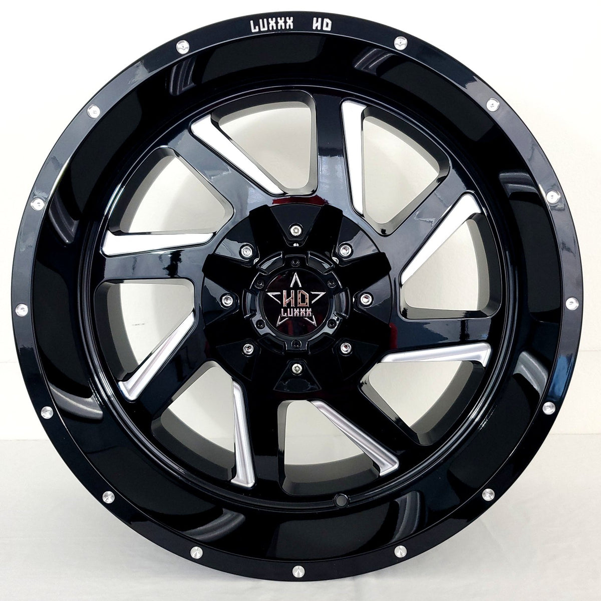 Luxxx Wheels - HD14 Gloss Black Milled 20x10 – VID Wheels