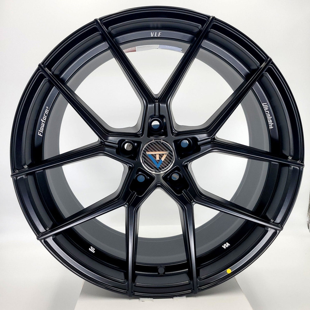 VLF Wheels - VLF37 FlowForm Matte Black 18x8.5 – VID Wheels
