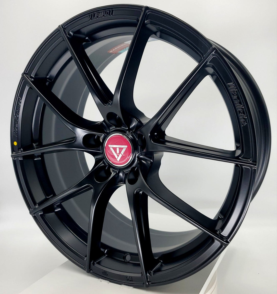 VLF Wheels - VLFP01 FlowForm Satin Black 18x8 – VID Wheels