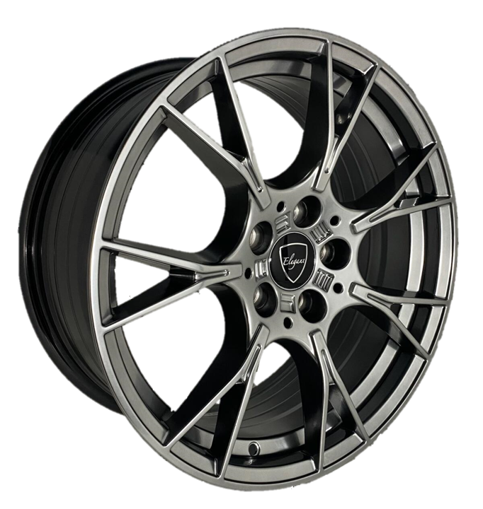 Elegant Wheels - E006 Hyper Black 18x8 – VID Wheels