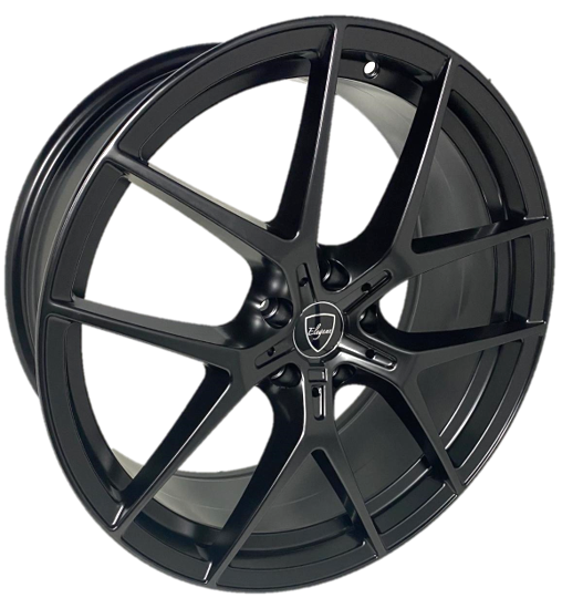 Elegant Wheels - E017 Satin Black 20x8.5 – VID Wheels