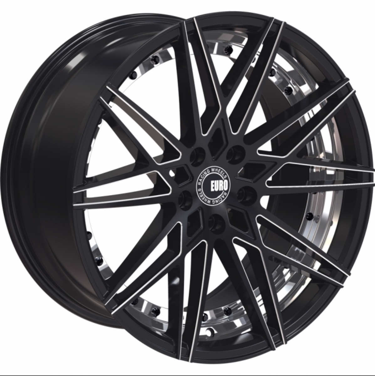 Euro Racing Wheels - ERW004 Gloss Black Milling Spokes 20x8.5 – VID Wheels