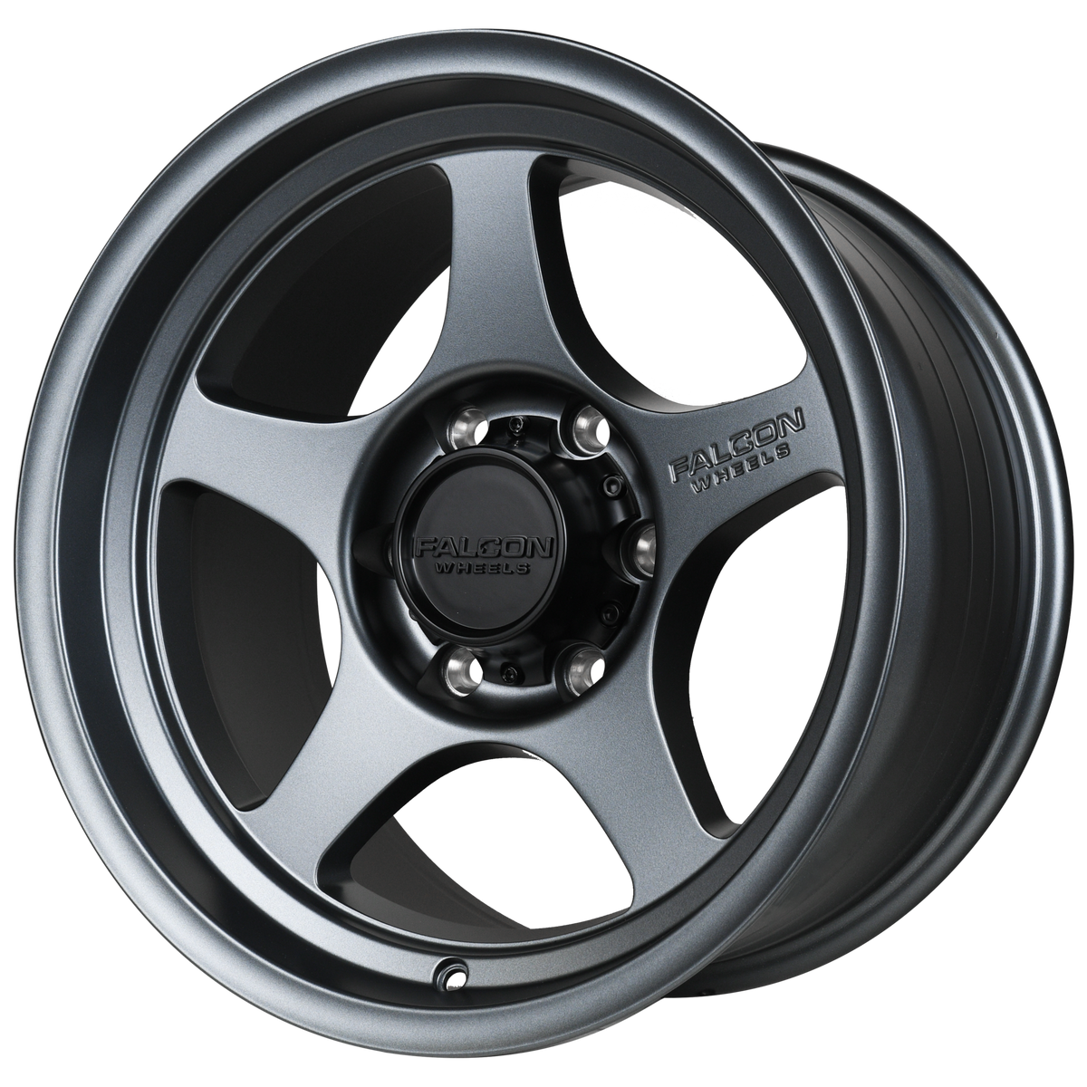 Falcon T2 - Matte Gunmetal 17x9 – VID Wheels